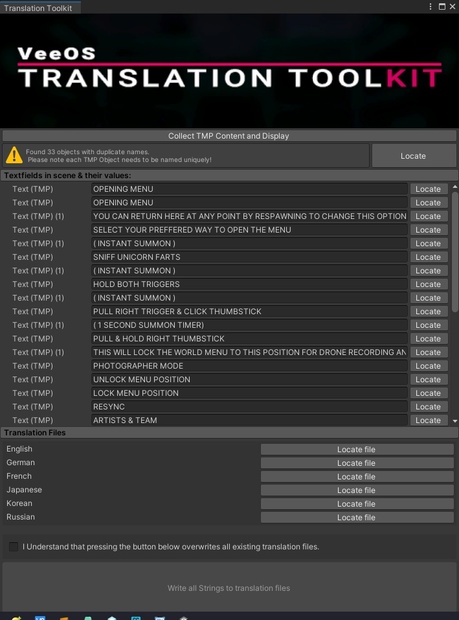 Translation Toolkit - VirtuaLabs - BOOTH