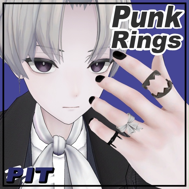 【VRC想定】Punk Rings - pit - BOOTH