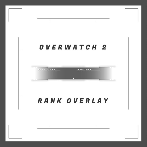 OVERWATCH2 / Rank Overlay. - Cachette. - BOOTH