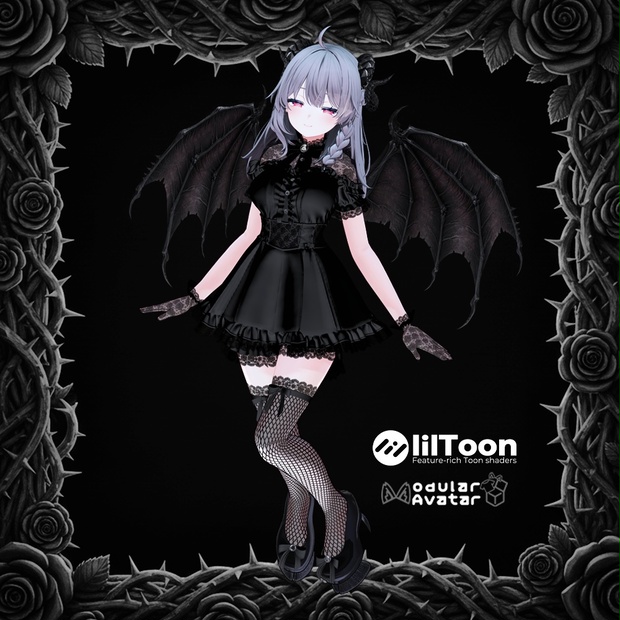 【10対応】 魔界少女 【VRChat】 - moremaru - BOOTH