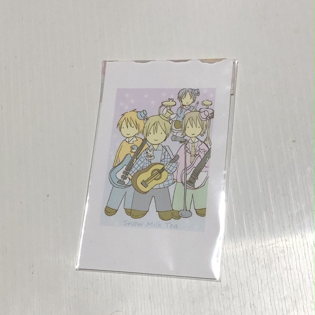 バンドSnow Milk Teaイラストブロマイド - Chirol🍰 - BOOTH