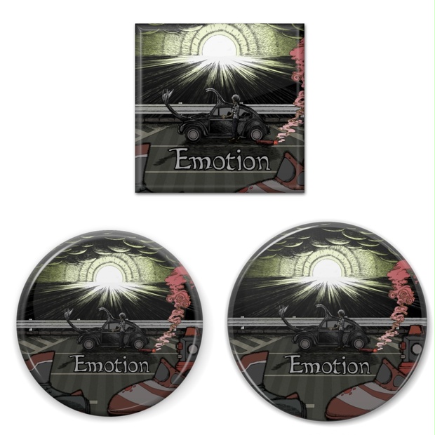 『Emotion』缶バッヂ - JOHNNY HENRY STORE - BOOTH