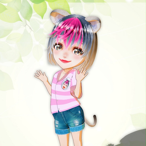 【VRM】かわいい3姉妹のちびキャラ - chibiavatar - BOOTH