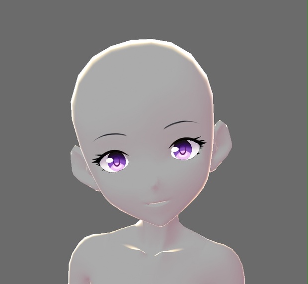 VRoid - Violett Eyes & Highlight - Disguised Cat - BOOTH