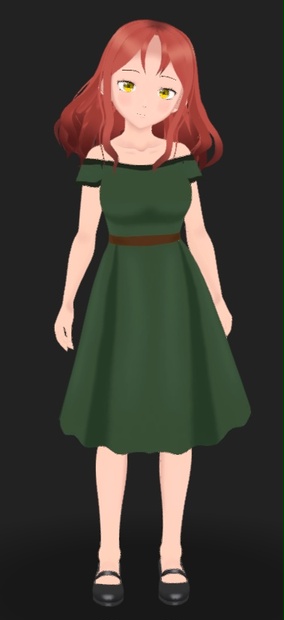 Green Dress - Disguised Cat - BOOTH