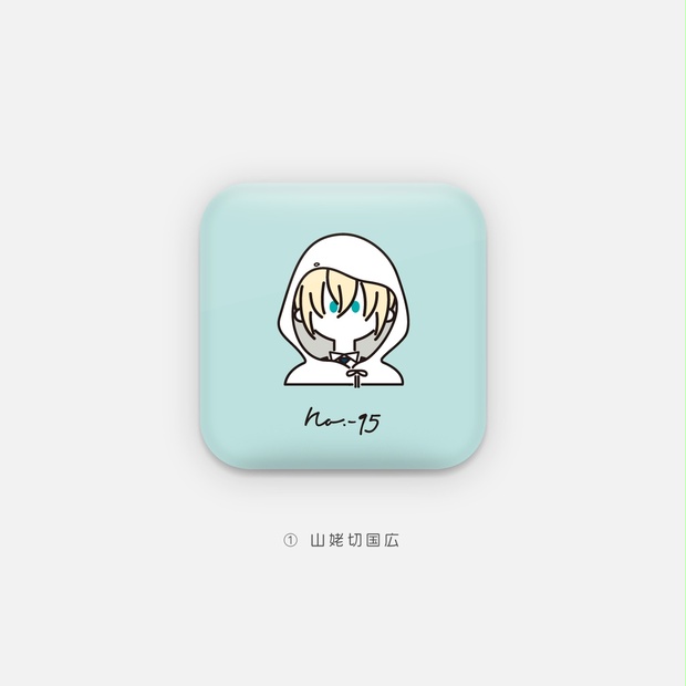 伯仲缶バッジ - OMUSUBI - BOOTH