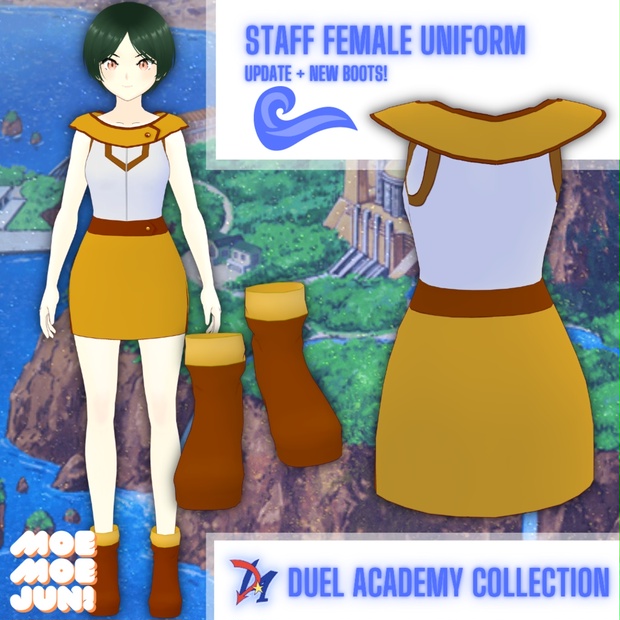 [VRoid Studio] DA COLLECTION - Staff Uniform Female - moemoeJun! - BOOTH
