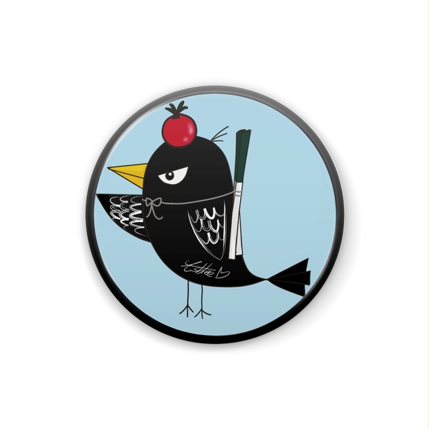 あしゅりー画伯缶バッジ - ashlee - BOOTH