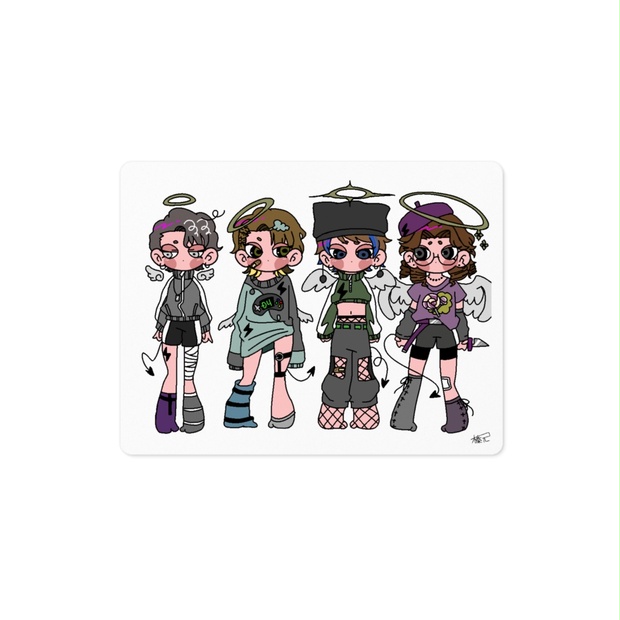 ゆめかわD4ステッカー - haruaniki - BOOTH