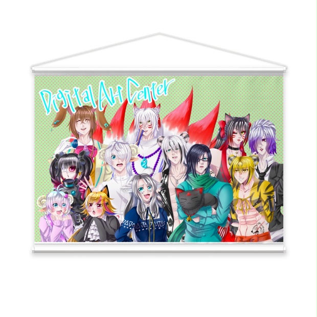 DAC大集合イラストタペストリー - EUREKA PROJECT // BY DIGITAL ART CENTER - BOOTH