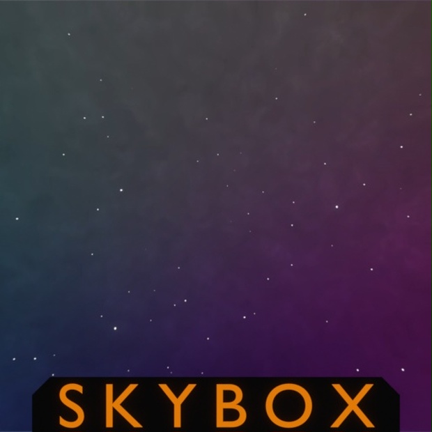 9x static panoramic skybox space (1 monochrome to change tint/color (+6 ...