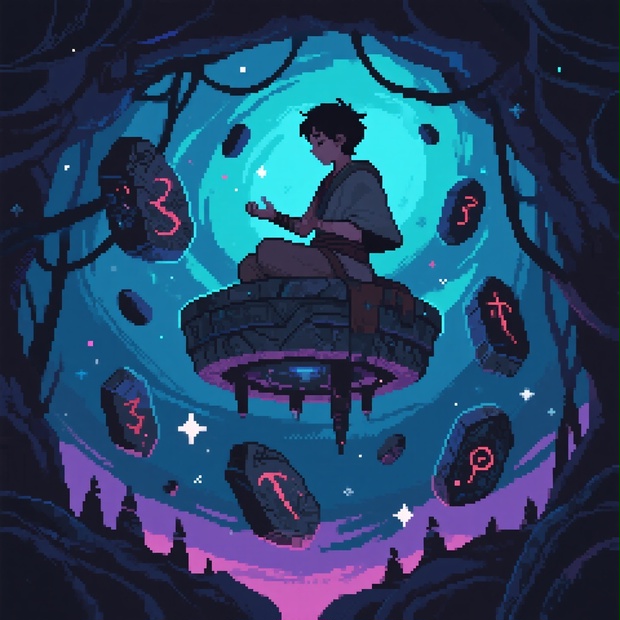 【フリーBGM】浮遊石の庭 | 神秘的な8bitダンジョン音楽 - Sound Shop "ICHI" - BOOTH