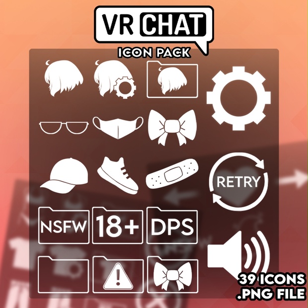 Simple Menu Icon Pack Mini - MiikiTEX - BOOTH