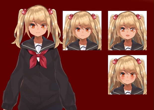 gal student girl - virtual model - BOOTH