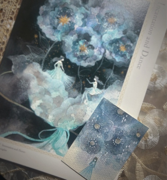 【ミニ原画+ポストカード付き画集】「Incantation and Dance」 - MIMI - BOOTH