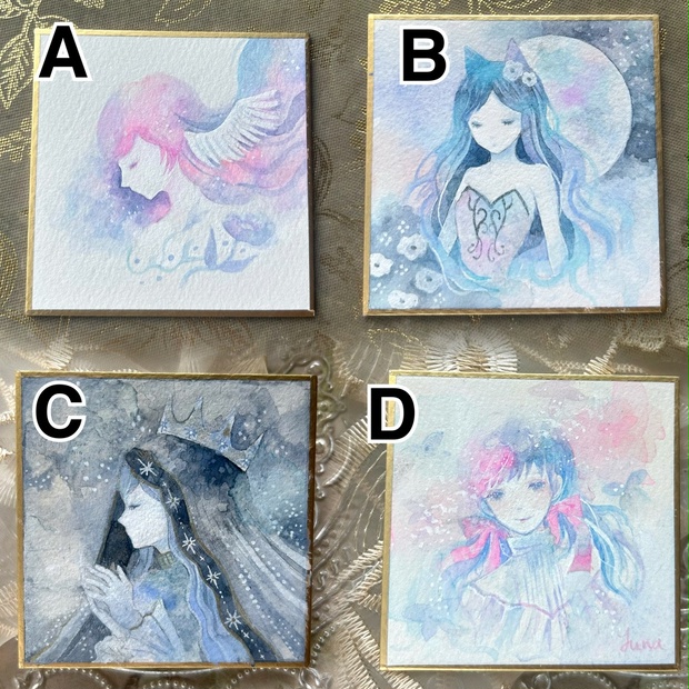 ①ミニ色紙（4種） - MIMI - BOOTH