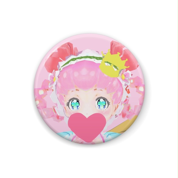 HAPPY TIN BUDGE*はっぴ～ かんばっち*ぴんくは～と*|*PINK HEART* - *こゆびひめゆびこ* 妖精のおみせ ...