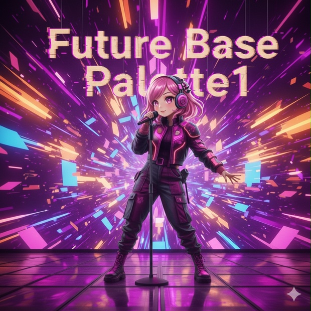 Future Base Plette1 - azuto-palette - BOOTH