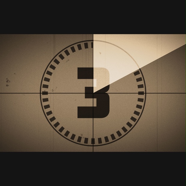 【フリー素材】カウントダウン動画素材 - 空想曲線 - BOOTH