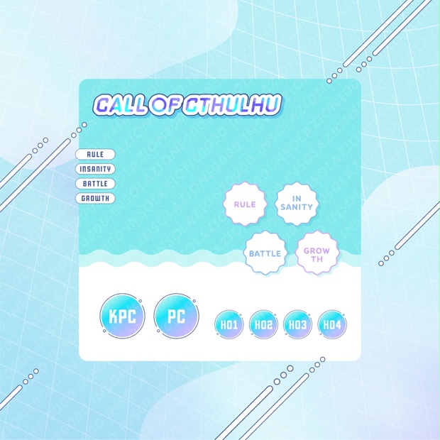 【TPRG素材】夏のポップな部屋【部屋パネル】 - 日照時間 - BOOTH