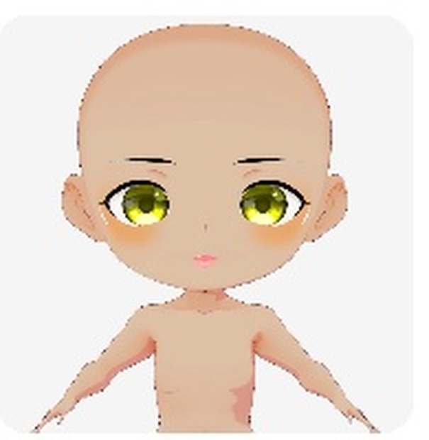 Vroid Chibi Base Model (vrm, vroid files) - ravenlight - BOOTH