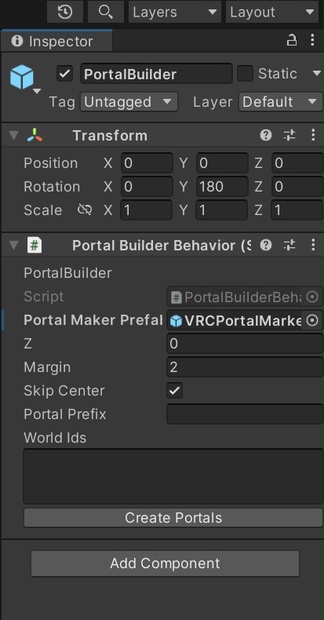VRChat向け Portal生成ツール - nebula-chic - BOOTH