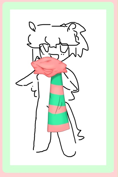 Winter Holiday Scarf LIVE2D ITEM - wakewyrm - BOOTH