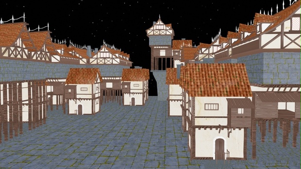 DL MMD Fantasy Anime City Stage V3 PMX ( Original) DOWNLOAD - MMDPRO ...