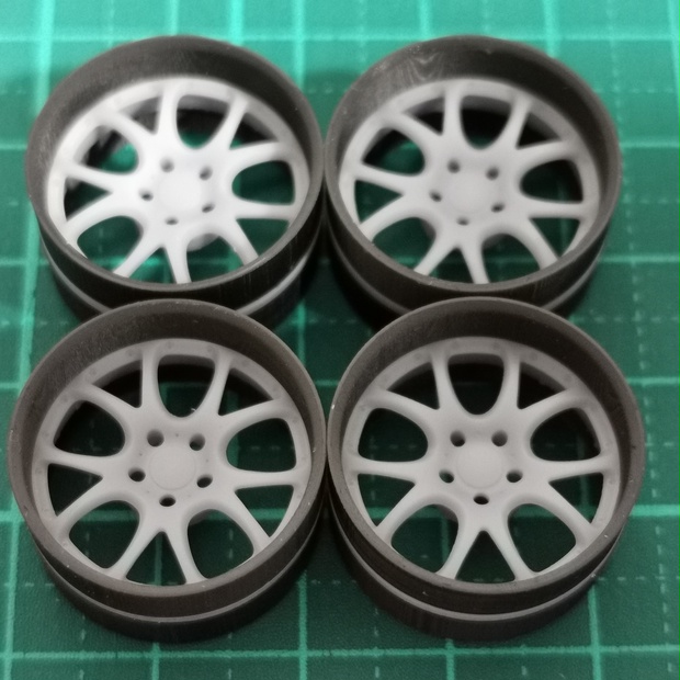 1/24 自作ホイール 18インチ SS-AGS18R - MM Labs - BOOTH