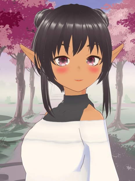 Elf girl vtuber/vrchat - roxyshop - BOOTH