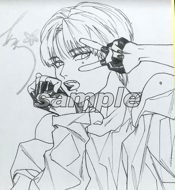 原画色紙 F - amatsu - BOOTH