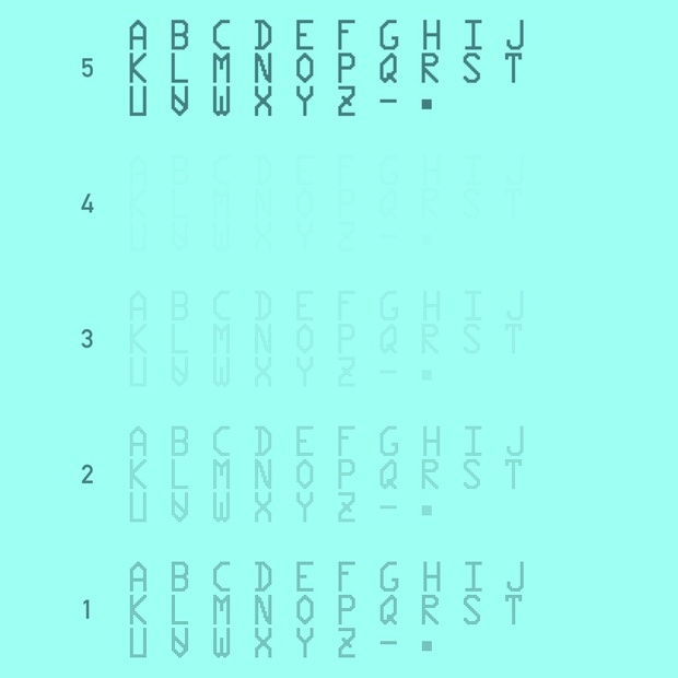 Semi OCR Font - 柑橘日和 - BOOTH