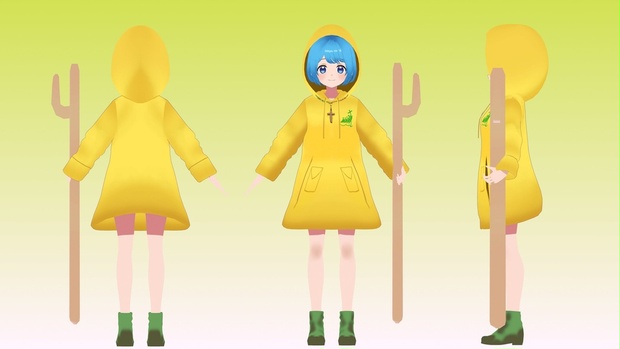 Luce Mascot 3Dモデル - Luce Mascot 3D Model Fan Art - xsnowcherry - BOOTH