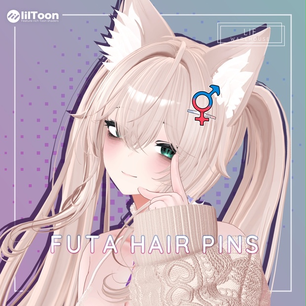 『無料配布』 FUTA HAIR PINS - Lie warehouse - BOOTH