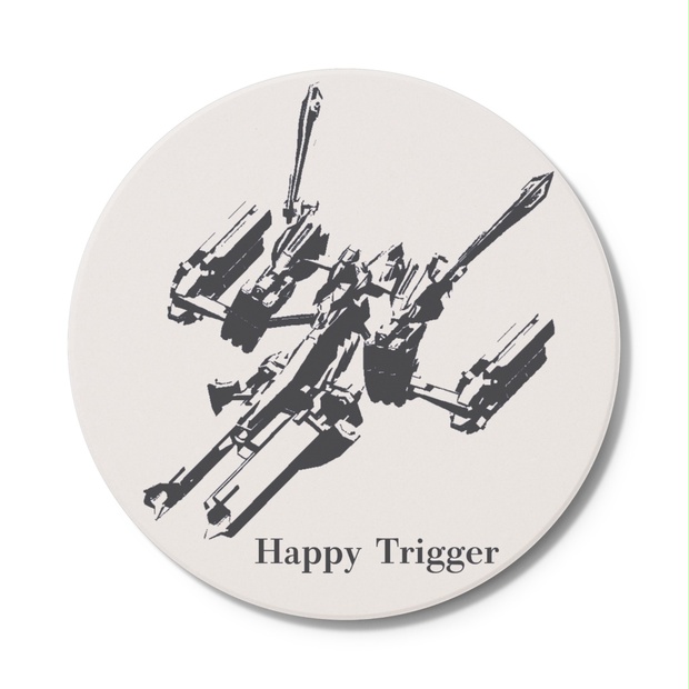 Happy Triggerコースター - wreath-product - BOOTH