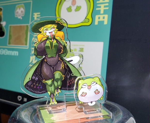 フローヴォちゃん＆テマリチャンアクリルフィギュア - inukon-geek. Garage - BOOTH