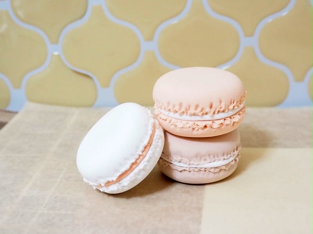 ③マカロンオブジェ3個セット（ブラウン系） - macaron-ashiato - BOOTH
