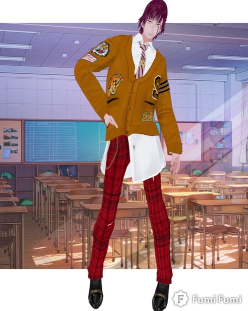 Rebel Punk School Uniform Boy - vintvgedesires - BOOTH