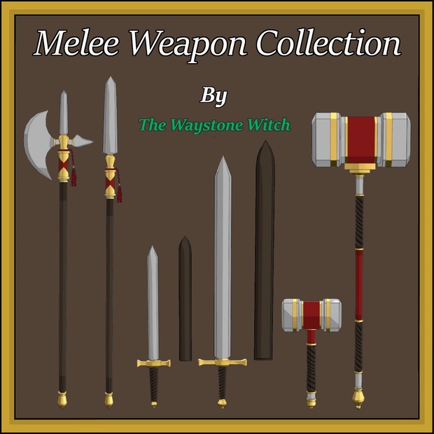 Melee Weapon Collection for VRChat - Waystone Witch's Emporium of ...