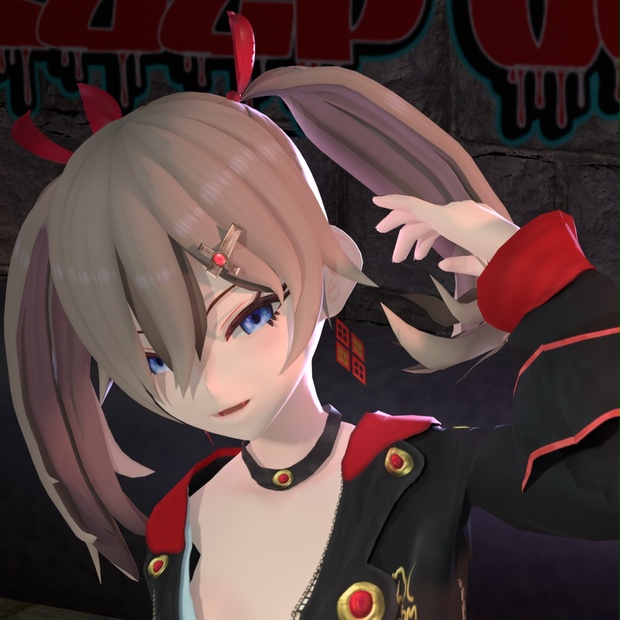 【VroidStudio】ツインテール娘（仮称）【VRM】 - swamp5down - BOOTH