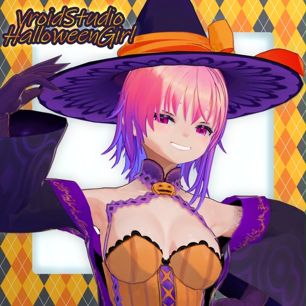 【VroidStudio】ハロウィン娘（仮称）【VRM】 - swamp5down - BOOTH