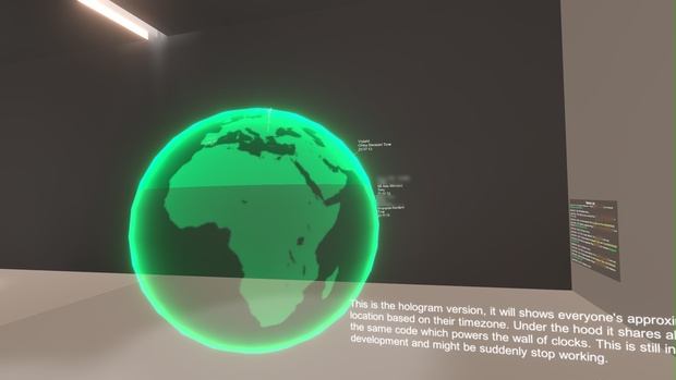 [FREE] [VRChat] [SDK3] Timezone Sync Hologram - Explosive Theorem Lab ...