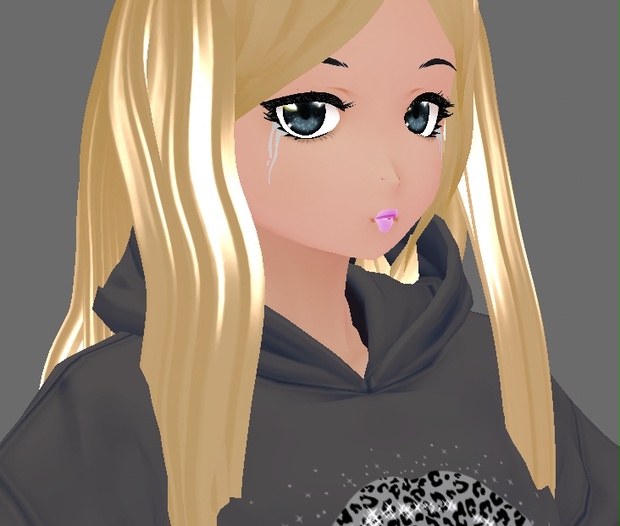 Tears on Face for Egirl/Drama/Sadness VROID texture - Tessa's Trendy ...