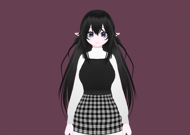 Cute fluffy messy hair for vroid - Andromeda Designs - BOOTH