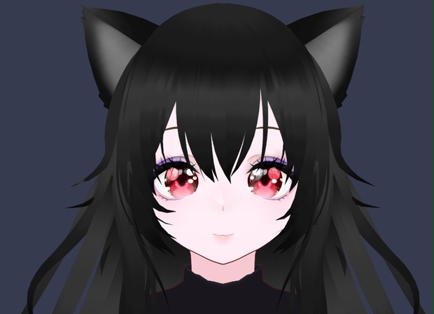 Red Irises eye texture for vroid - Andromeda Designs - BOOTH