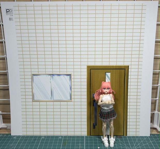 《サマーセール》ワンルーム-3種セット- 1/12フィギュア用背景 初期型PLAYSURUHEYA - PC： - BOOTH