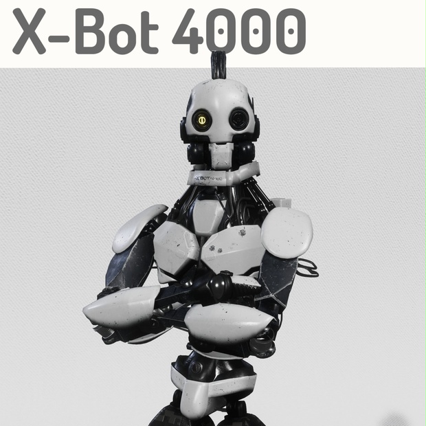Three Robots - XBot 4000 - 3D Model - g1fan - BOOTH