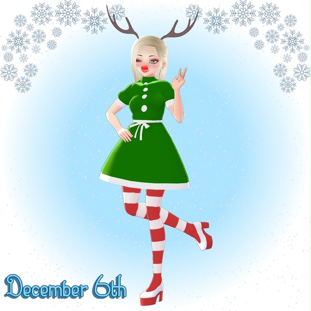 December 6th ~ Christmas Dress - RainUnderMyEyes - BOOTH