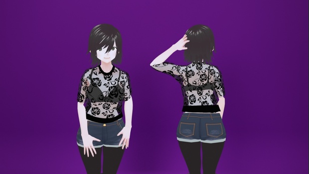 VRoid Lace Top - Geoffery10 - BOOTH