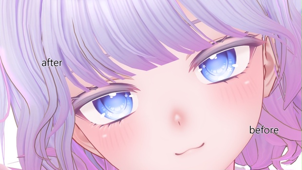 moe Underlash + makeup texture - apeony - BOOTH